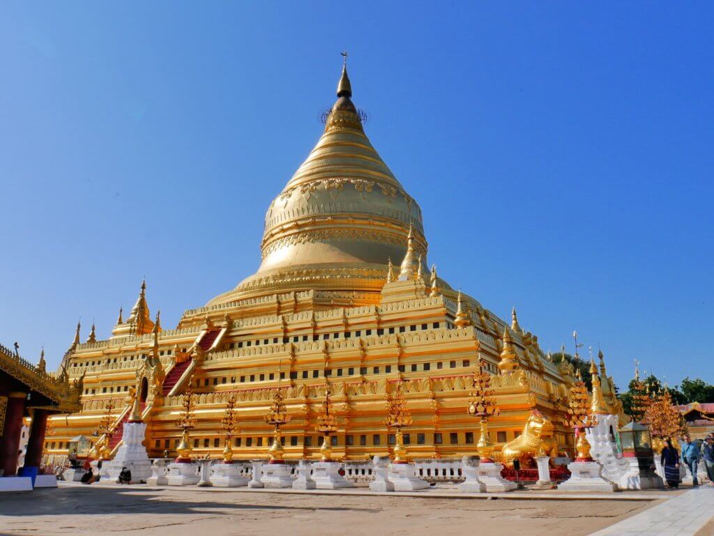 Shwezigon Pagoda, Bagan (Myanmar)—Wonder of the Burmese • Mind of a ...