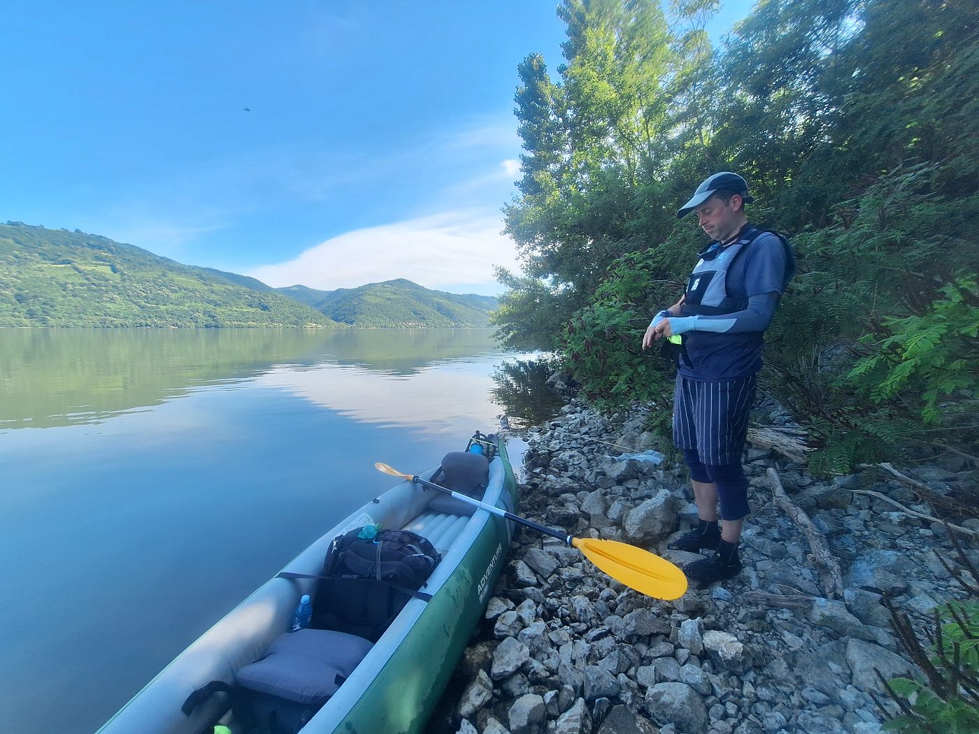 Kayak Trip Day 63: Svinița to Dubova – Entering Romania + Great Kazan ...